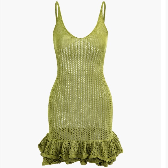 Micas | Dresses | Micas Knit Ruffle Mini Dress | Poshmark
